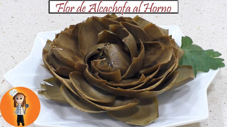 Flor de alcachofa al horno: descubre cómo preparar esta deliciosa ...