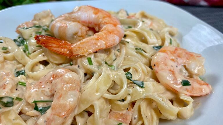 Delicioso y auténtico: receta de pasta con langostinos al estilo ...