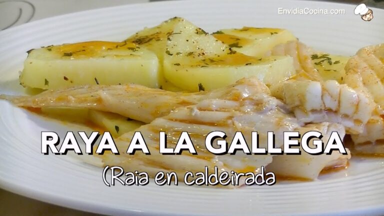 ¡Descubre cómo preparar una deliciosa receta fácil de raya a la gallega ...